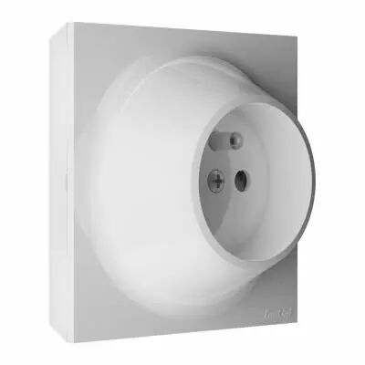 Prise de courant 2P+T blanche monobloc Neo | Fontini 28208052
